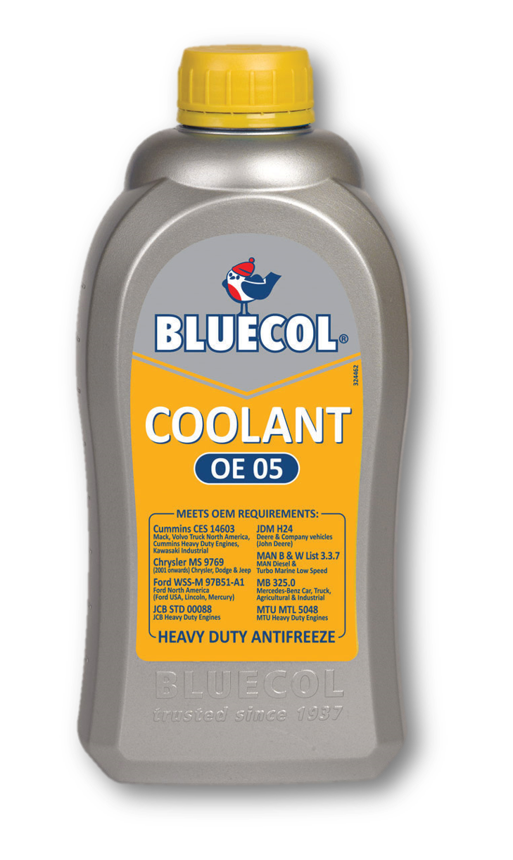 Antifreeze : Bluecol Coolant OE 05 - Heavy Duty Antifreeze