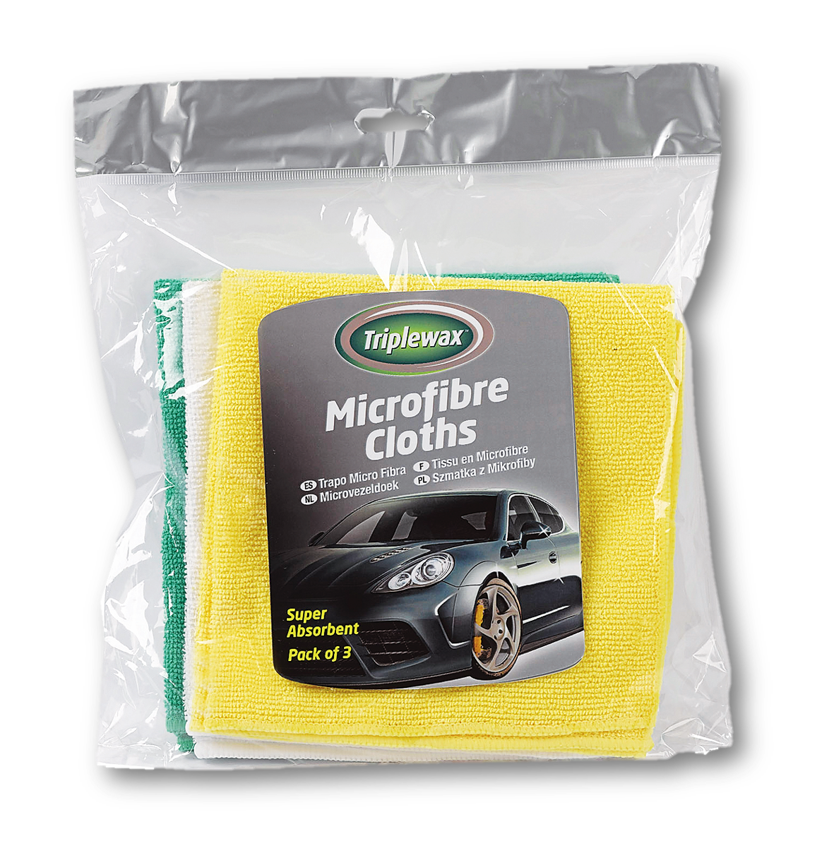 Triplewax Accessories : Triplewax Microfibre Cloth Triple Pack