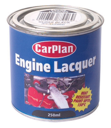 Ancillary Paints : ENG.LACQUER GLOSS BLK 250ML