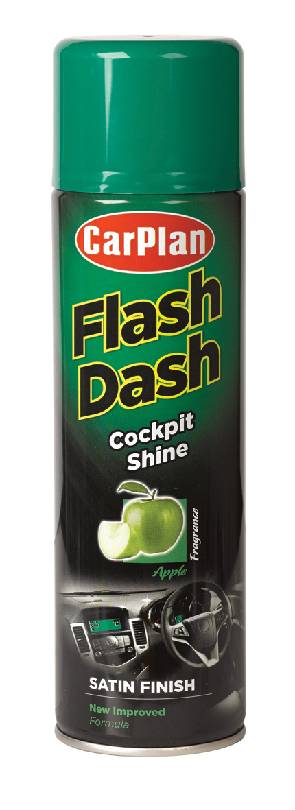 CarPlan Interior Valeting : FLASH DASH SATIN APPLE 500ML