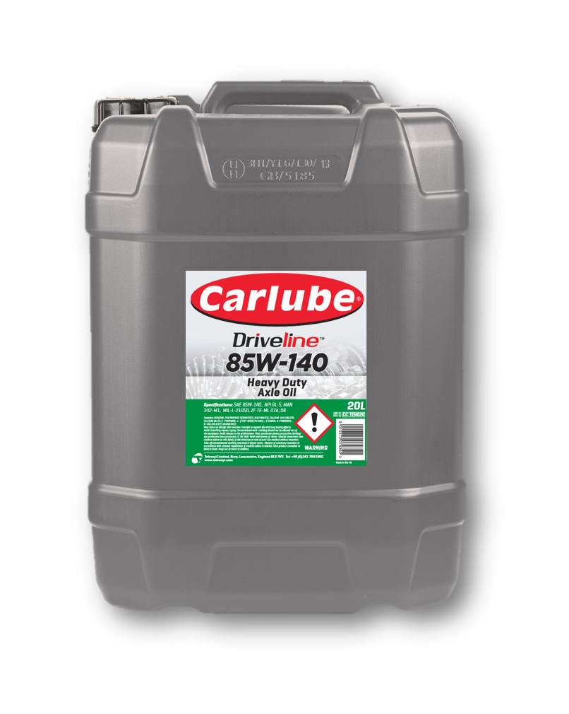 Axle & Gear Oils : Carlube Driveline YEM020 85W-140 Mineral Axle Oil
