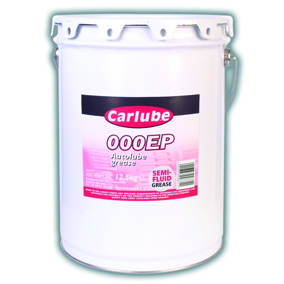 Greases : Carlube YEP125 Autolube 000EP Extreme Pressure Red Grease 12.5kg